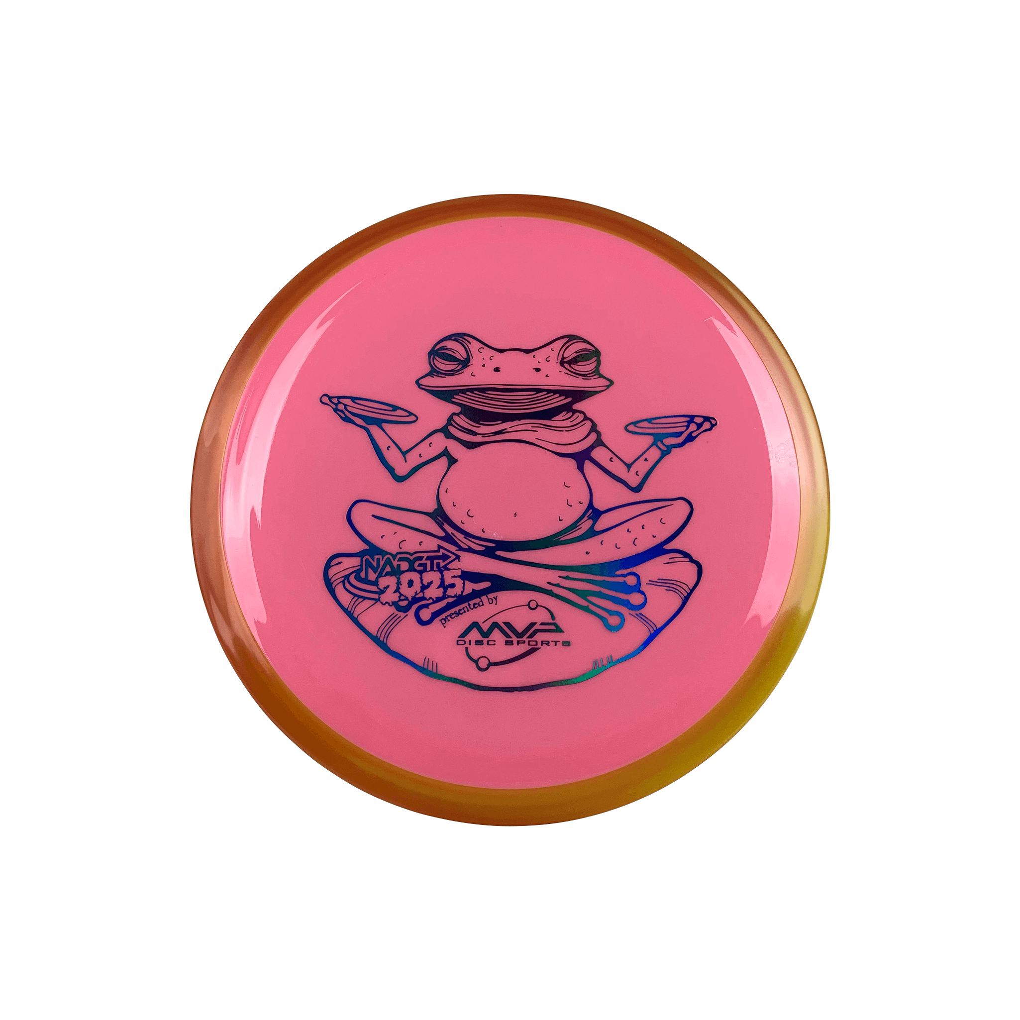 Neutron Time-Lapse (retooled) - NADGT Frog Stamp 2025 – DiscHub